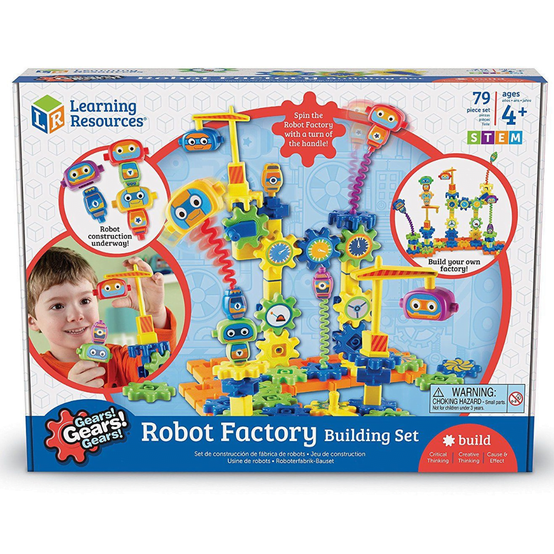Gears Gears Gears!® Robot Factory Building Set - STEM - toys