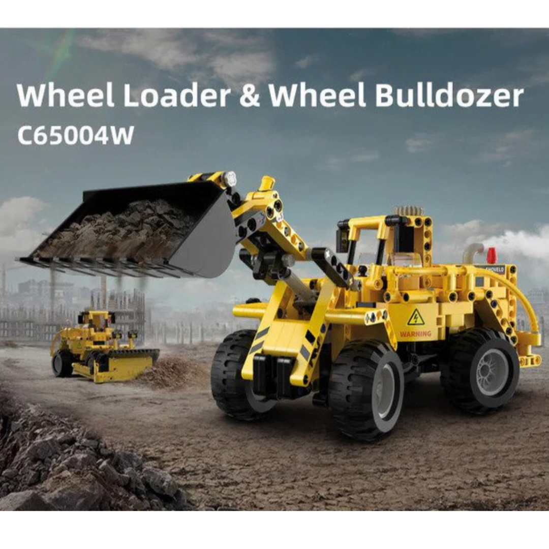 Wheel Loader & Wheel Bulldozer - STEM - toys